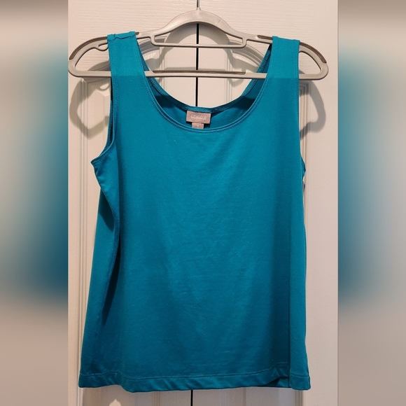 Chico's | Tops | Chico Turquoise Tank Top Size | Poshmark